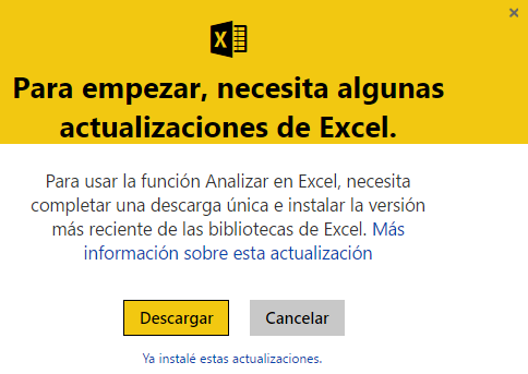 Excel 2016 y Power BI (6/6) Analizar en Excel desde Power BI | Amby.net